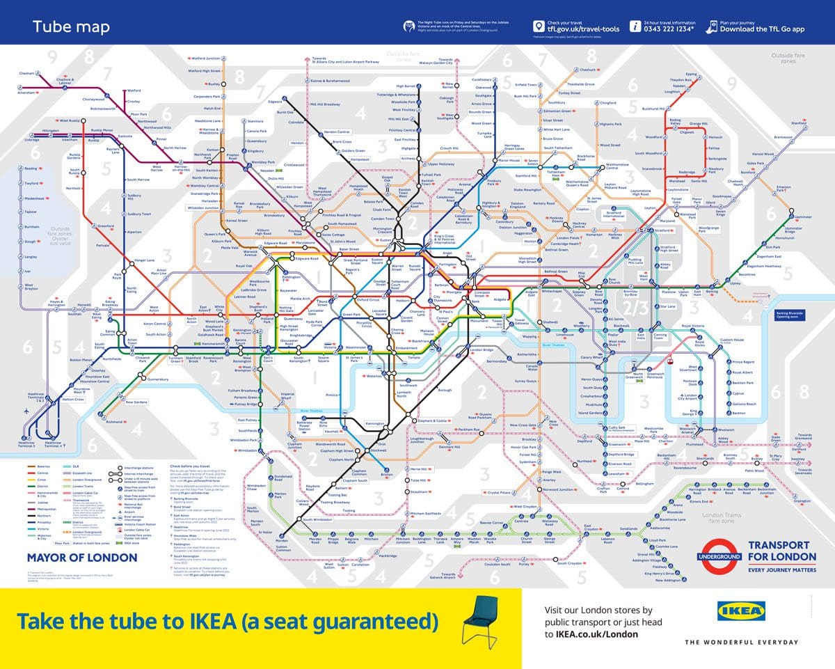 First Tube map with Elizabeth line published | The Railway Hub