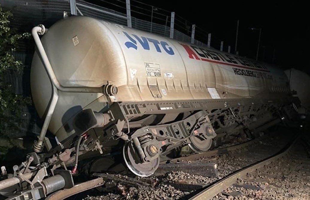 Rail line to be closed for several days after train derailment ...