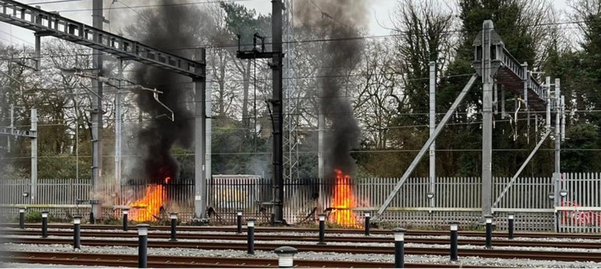 Trackside fire disrupts London Paddington services | Railways ...