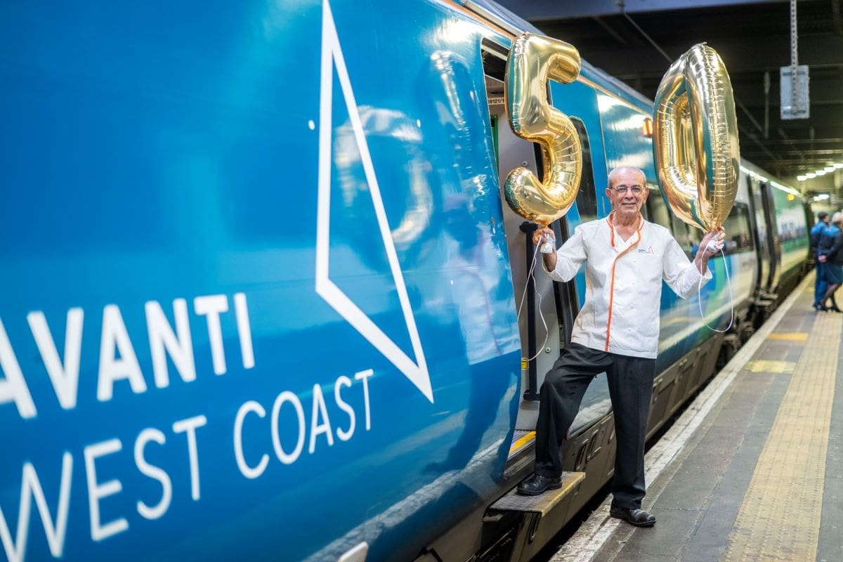 Train chef celebrates 50 years of working on the railway | Railways ...